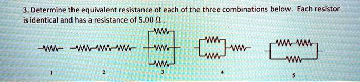 SOLVED: Determine the equivalent resistance of each of the three ...