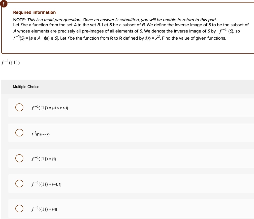 SOLVED: Required information NOTE: This is a multi-part question. Once ...
