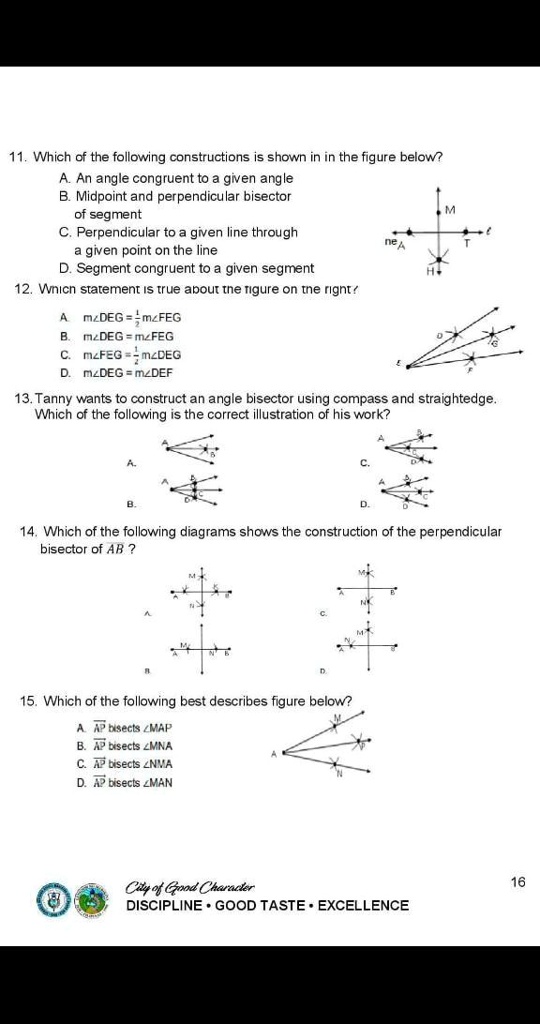 SOLVED: SUMMATIVE TEST Please help po, thanks. 11. Which of the ...