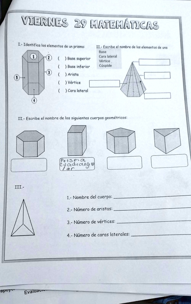 SOLVED: me pueden ayudar por favor V2ERRLES 28 LJlTELíaTYCLAS I- Identifica los elementos de un ...