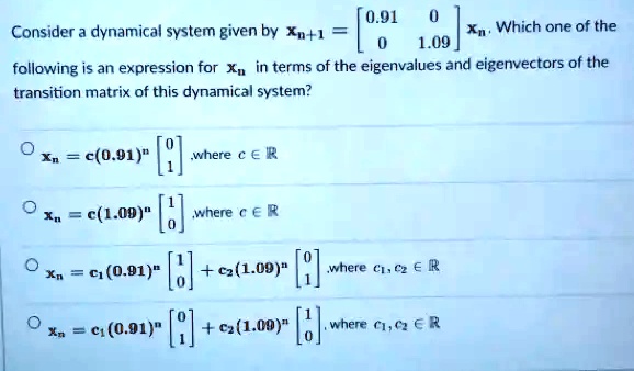 091 consider dynamical system given by xnf xn which one of the 109 following is an expression ...
