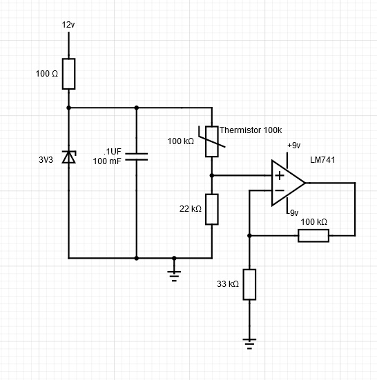 SOLVED: What are the input voltage ranges when thermistor goes from 0 ...