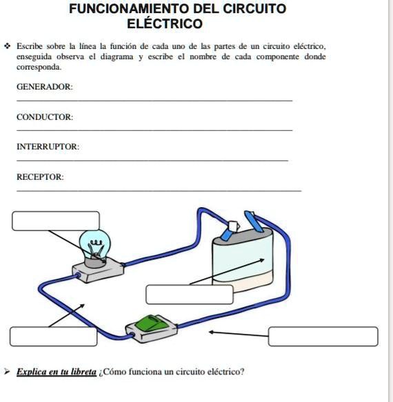 me ayudan es para hoy doy corona funcionamiento del circuito electrico ... me ayudan es para hoy doy corona funcionamiento del circuito electrico ...