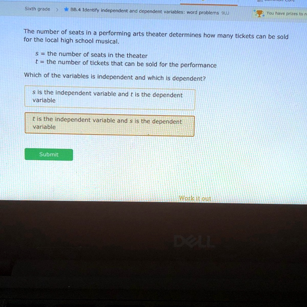 SOLVED: Please help and this is easy?!? Sixth grade BB.4 Identify ...