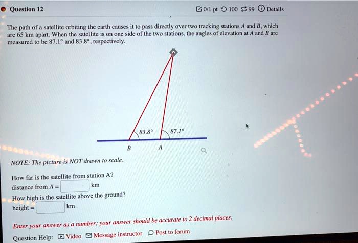 GW1pt 9 IQ 299 0 Details The path of a satellite orbiting the earth ...