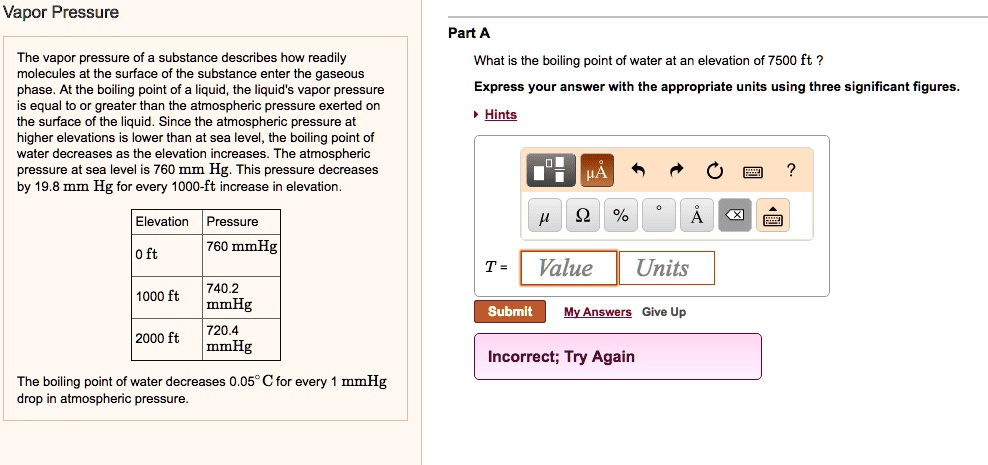 Vapor Pressure The vapor pressure of a substance describes how readily ...