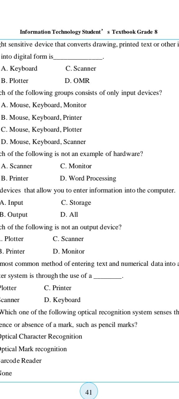 SOLVED: Information Technology Student' s Textbook Grade 8 ht sensitive ...
