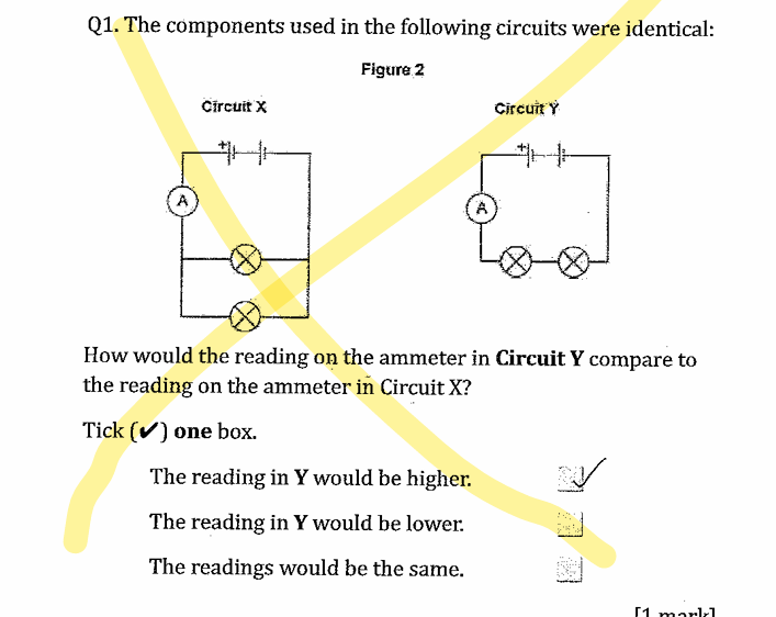 SOLVED: Q1. The components used in the following circuits were identical: Figure 2 Circuit X ...