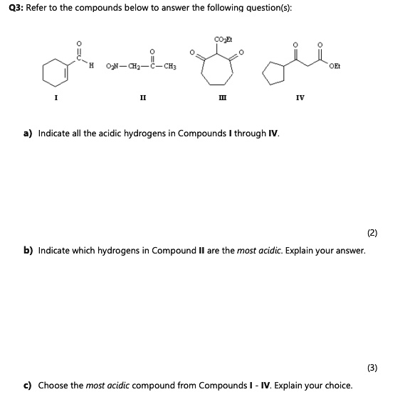 03 refer to the compounds below answe the following questions o5 c1 ch ...