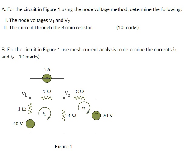 please assist with answer a only for the circuit in figure using the ...