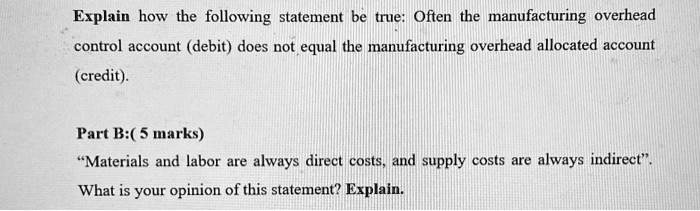 SOLVED: Explain how the following statement can be true: Often, the ...