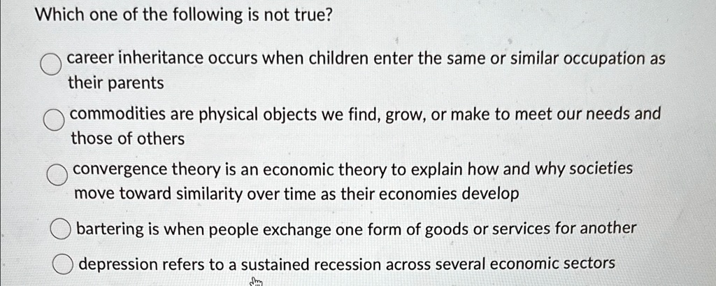 Which one of the following is not true? Career inheritance occurs when ...