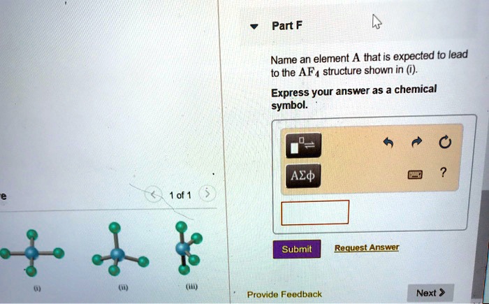 part f name an element a thatis expected to lead to the af4 structure ...