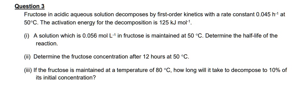 Fructose in acidic aqueous solution decomposes by...