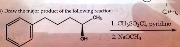 SOLVED: ' CH2 ) Draw the major product of the following reaction: CH3 1 ...