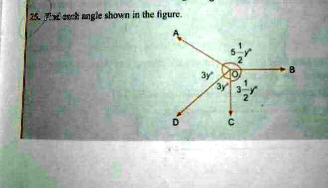 SOLVED: Find each angle shown in the given figure. (2nd. Find each ...