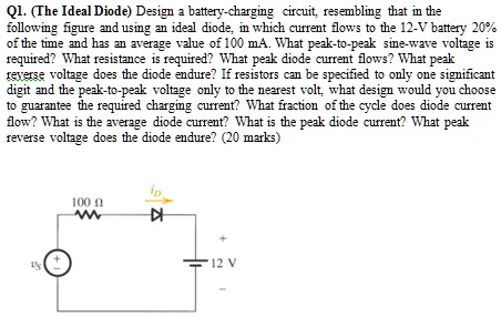ql the ideal diode design a battery charging circuit resembling that in ...