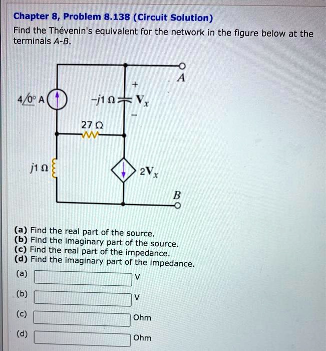 SOLVED: Chapter 8,Problem 8.138(Circuit Solution) Find the Thevenin's ... SOLVED: Chapter 8,Problem 8.138(Circuit Solution) Find the Thevenin's ...