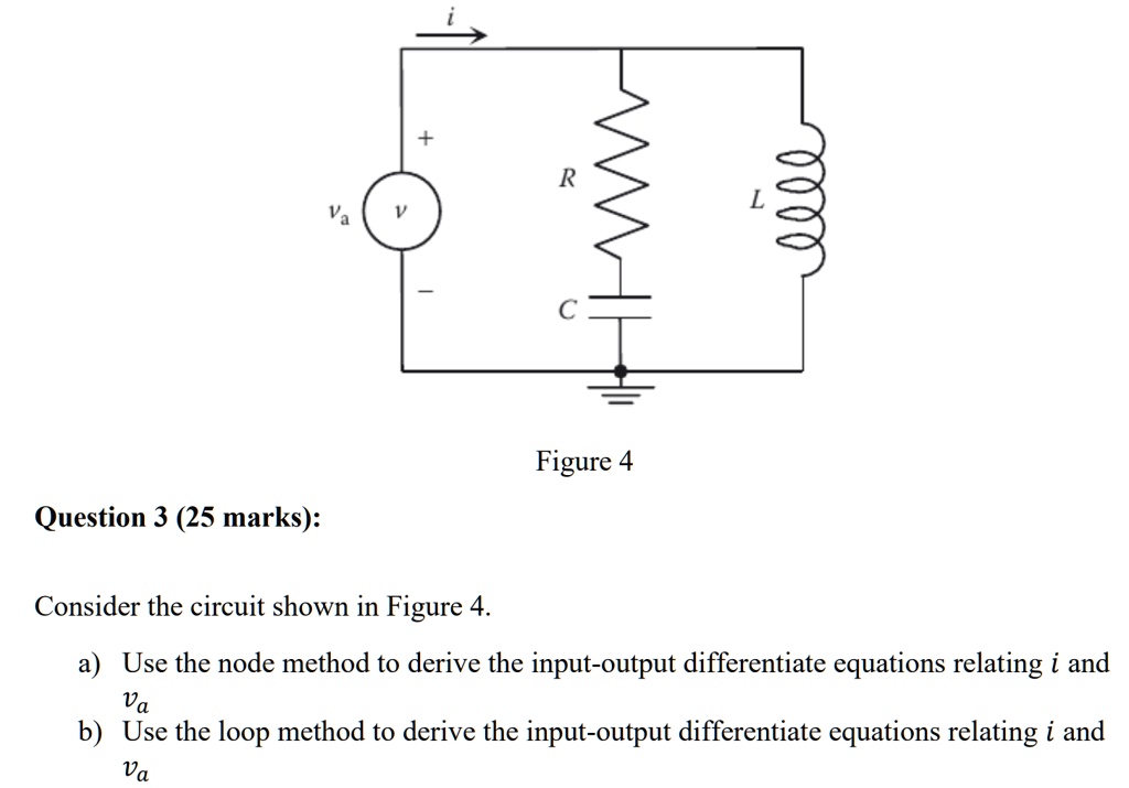 SOLVED: Figure 4 Question 3 (25 marks): Consider the circuit shown in Figure 4 Use the node ...