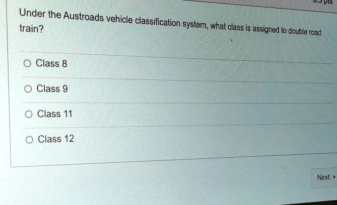 under the austroads vehicle classification system what class is ...