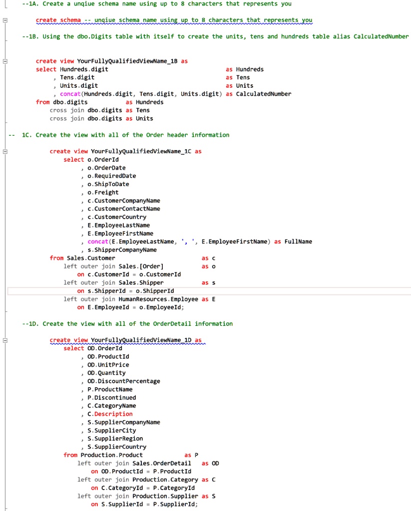 -IA Create unique schema name using up to 8 characters that represents ...