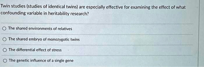 Twin studies (studies of identical twins) are especially effective for ...