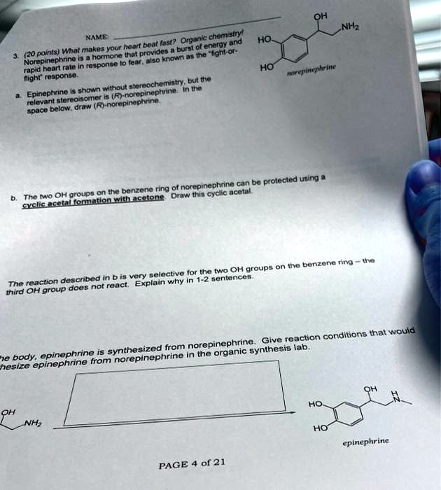 SOLVED: OH NH NAME: HO HO flight'response. : relevant stereoisomer is ...