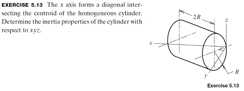 EXERCISE 5.13 The x axis forms a diagonal intersecting the centroid of ...