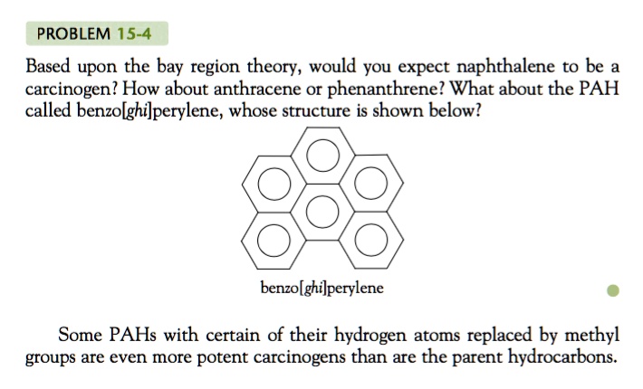 problem 15 4 based upon the bay region theory would you expect ...