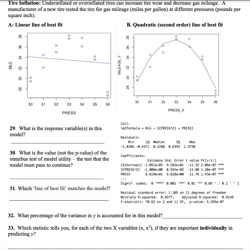1 what is the value not the p value of the omnibus test of model ...