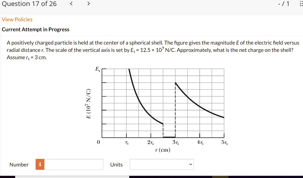 question 17 of 26 view policies current attempt in progress a positively charged particle is ...