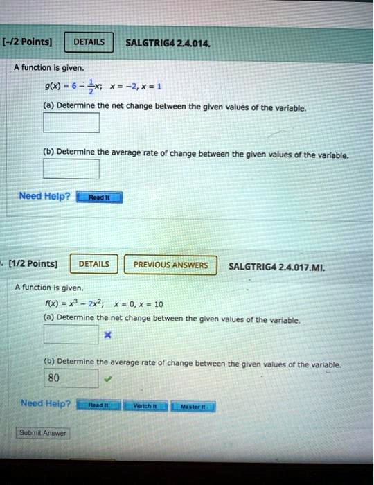 2 polnts details salgtrig4 24014 function given 9 6 ix x8 x1 determine ...