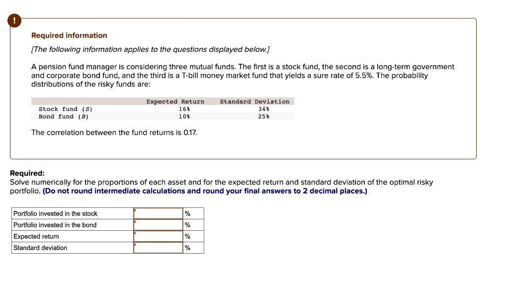 SOLVED: [The following information applies to the questions displayed ...