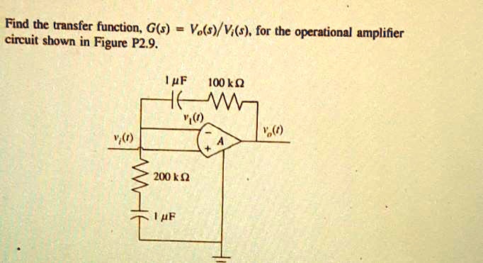 SOLVED: Please explain: Find the transfer function, G(s), for the ...