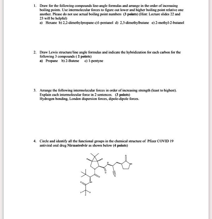 SOLVED: Texts: 1. Draw the line-angle formulas for the following ...