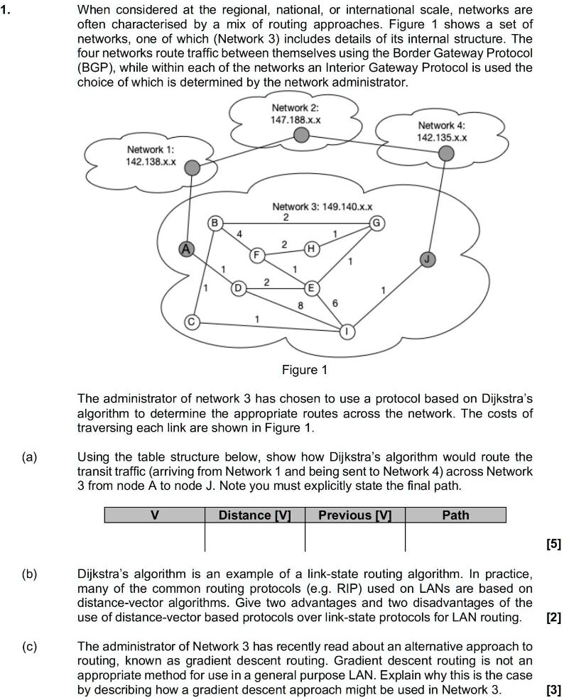 SOLVED: When considered at the regional, national, or international scale, networks are often ...