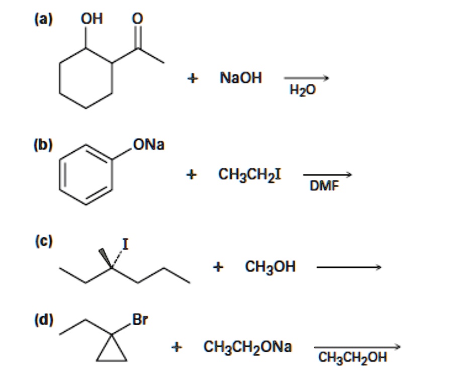 SOLVED: Predict the mechanism for the following reactions. Draw the ...