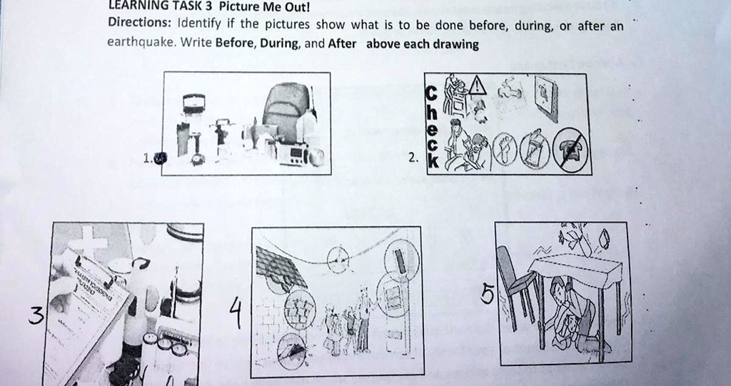 SOLVED: Sana po masagutan plssp LEARNING TASK 3 Picture Me Outl Directions: Identify if the ...