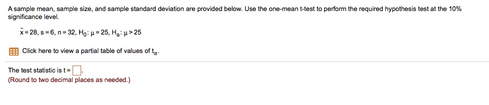 Solved A Sample Mean Sample Size And Sampl Standard Deviation Are 3385