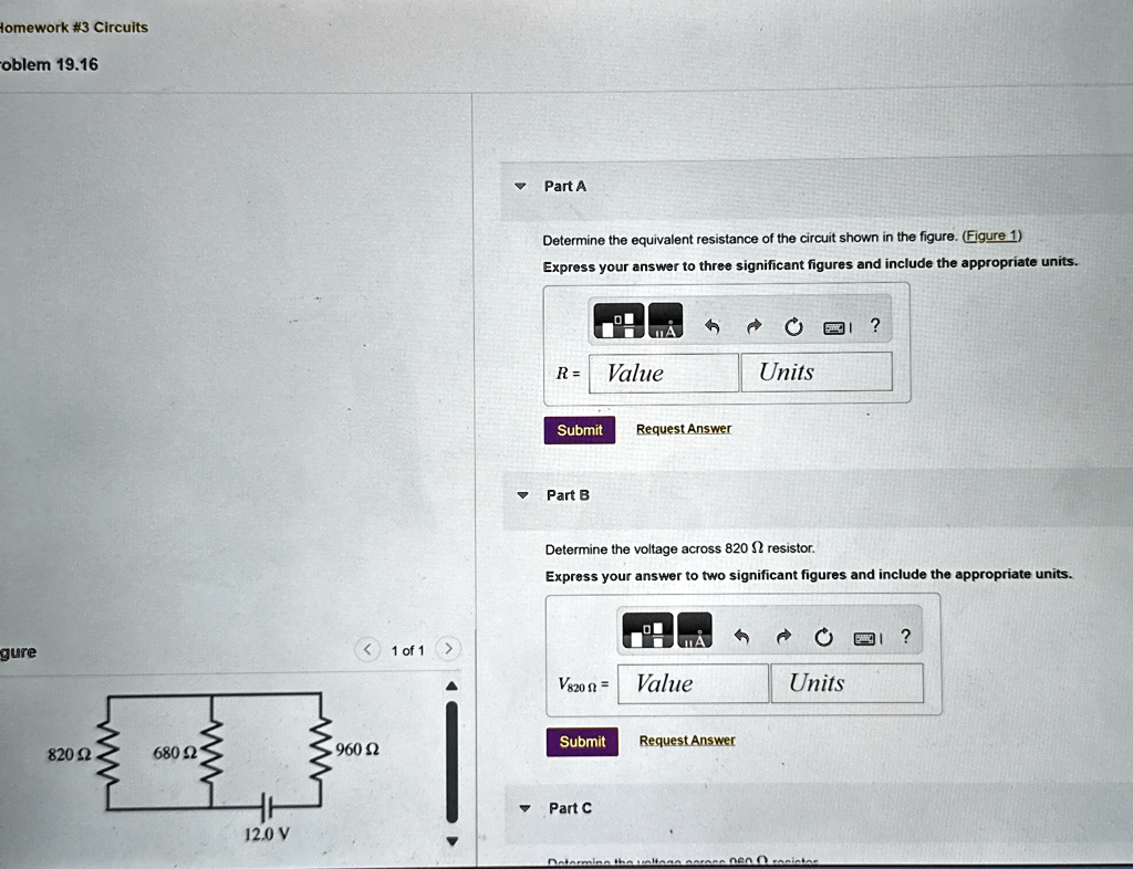 homework 3 circuits problem 1916 part a determine the equivalent ...