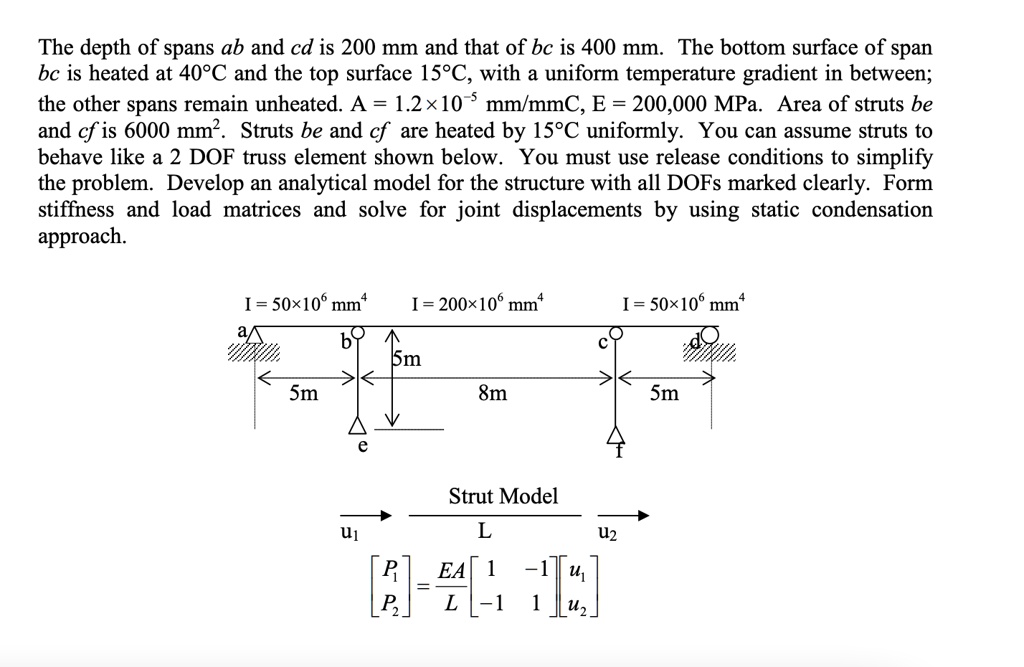 SOLVED: The depth of spans ab and cd is 200 mm and that of bc is 400 mm ...