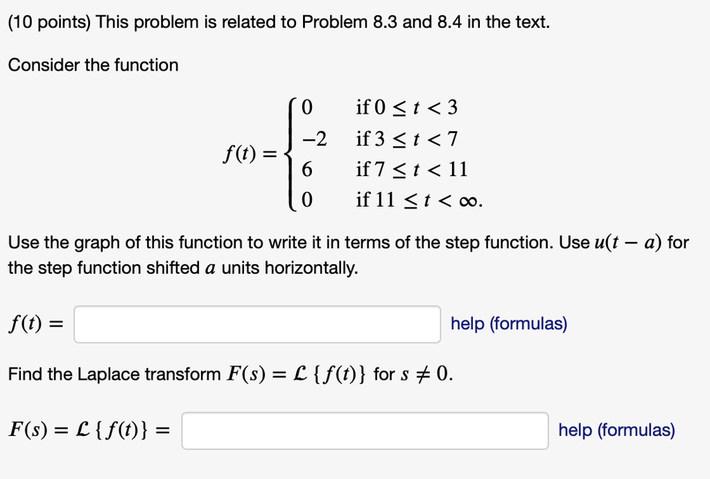 VIDEO solution: (10 points) This problem is related to Problem 8.3 and 8.4 in the text: Consider ...
