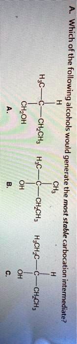 SOLVED: Which ofthe following 2 alcohols CHzCH; would generate 2 the CH ... SOLVED: Which ofthe following 2 alcohols CHzCH; would generate 2 the CH ...