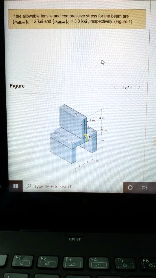 SOLVED: Determine the maximum allowable internal moment M that can be ...