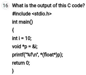 SOLVED: 1) Explain your answer, step by step. 2) Void pointer declaration is allowed, but void ...