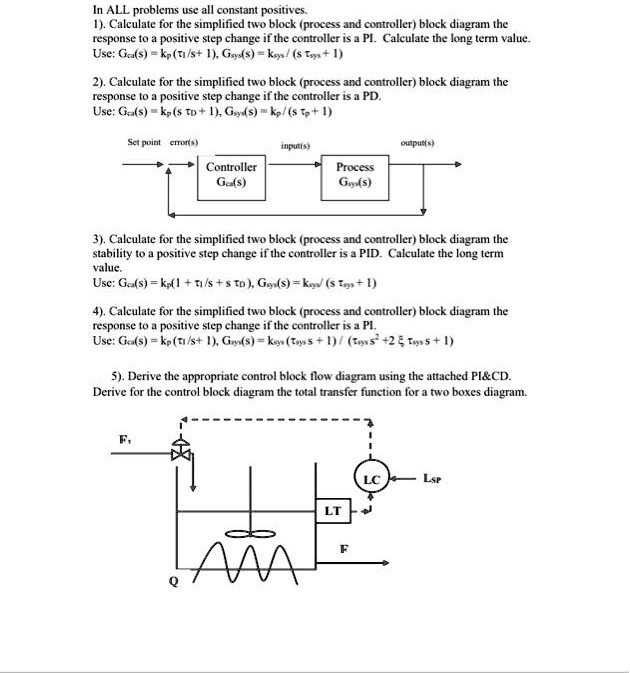 SOLVED: In ALL problems, use all constant positives. 1. Calculate the ...
