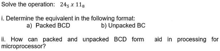 Solve the operation: 245 × 118 i. Determine the equivalent in the ...