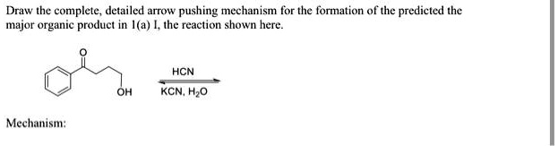 SOLVED: Draw the complete detailed arrow pushing mechanism for the ...