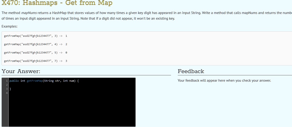 Solved X470 Hashmaps Get From Map The Method Mapnums Returns A Hashmap That Stores Values Of 9600