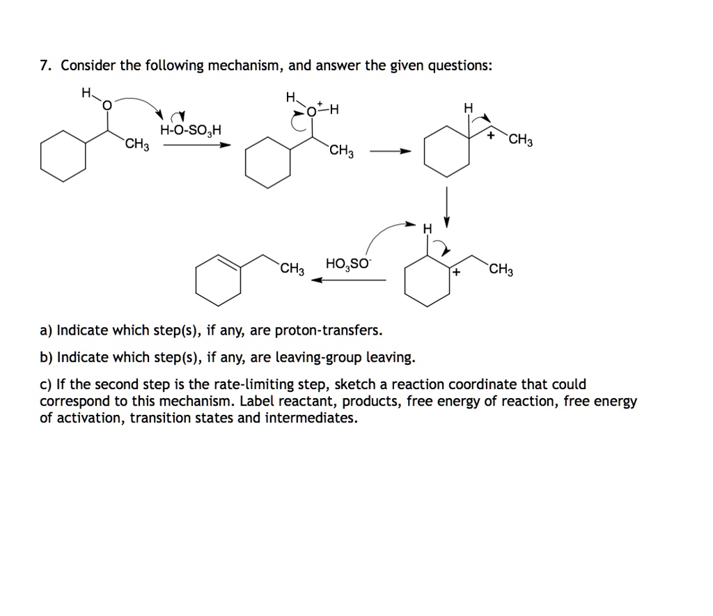 SOLVED: Consider the following mechanism, and answer the given ...